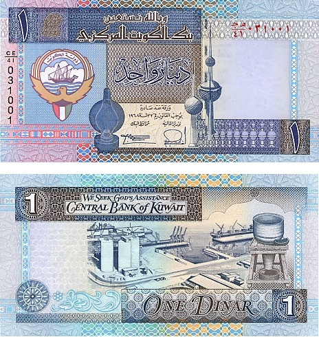 Dinar kuwaitiano - moeda – Bandeiras do mundo