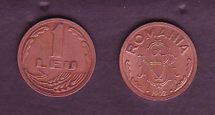 Leu romeno - moeda – Bandeiras do mundo