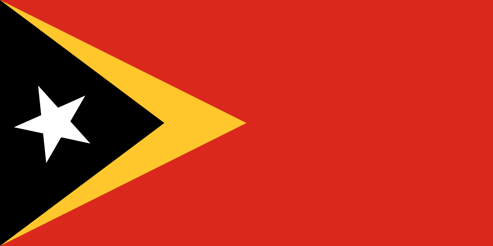 Bandeira de Timor-Leste | Bandeirasnacionais.com